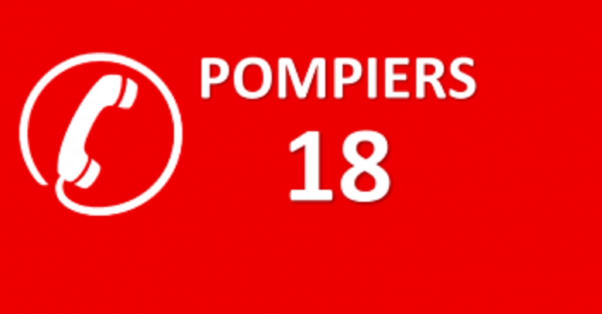 POMPIERS : 18